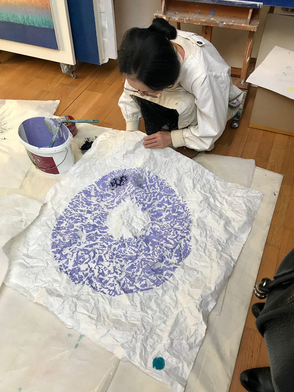 Visite de l’atelier de Bang Hai Ja - Société des amis du musée Cernuschi