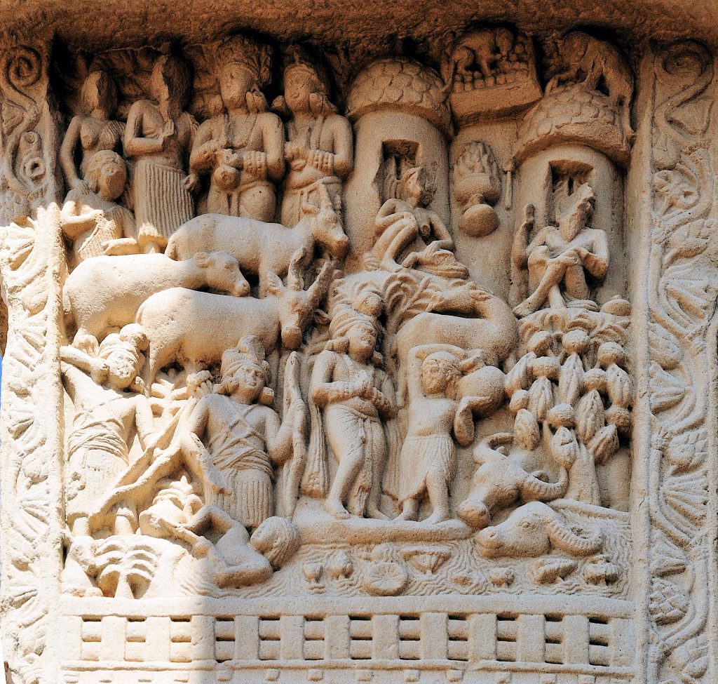 sama_jataka_sanchi_stupa_1western_gateway - Société des amis du musée ...