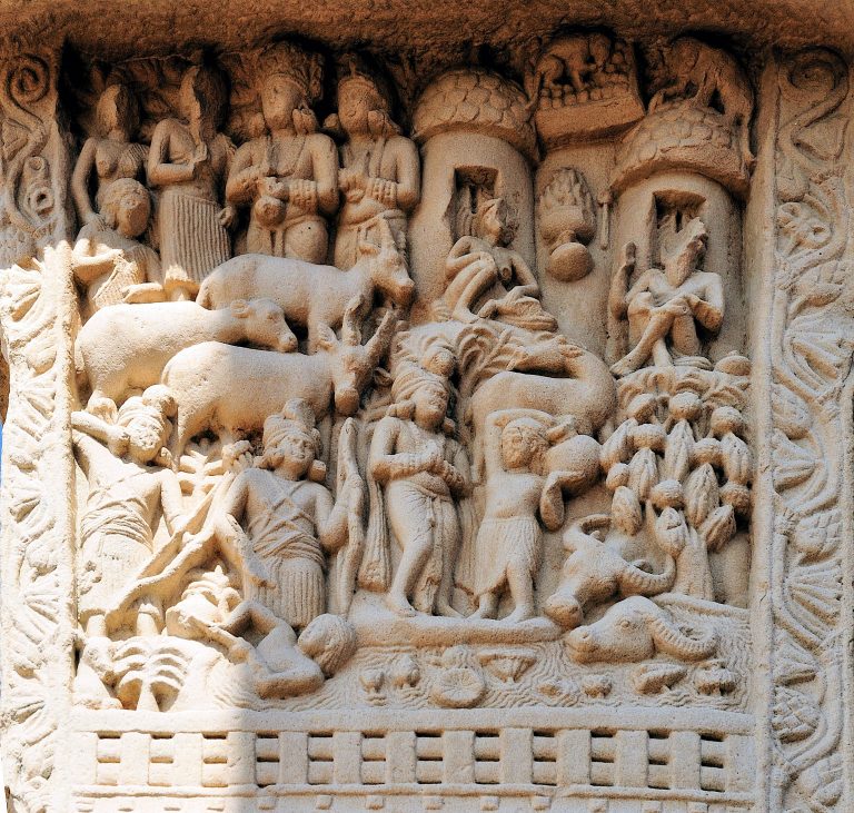 sama_jataka_sanchi_stupa_1western_gateway - Société des amis du musée ...